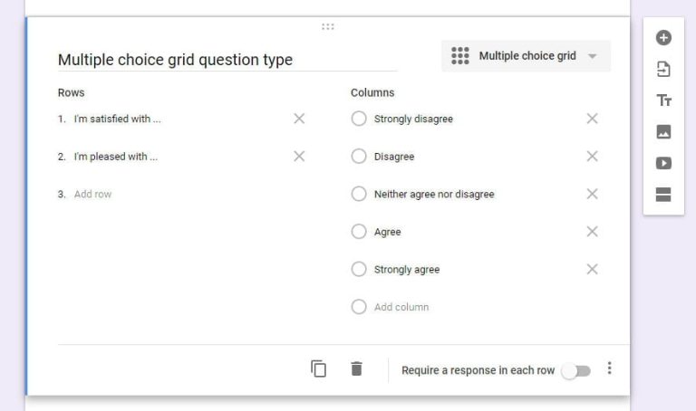 Google Forms Question Types - How to GApps
