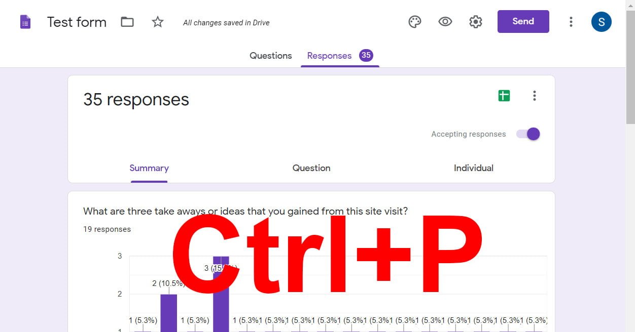 How To Edit Summary Of Responses In Google Form